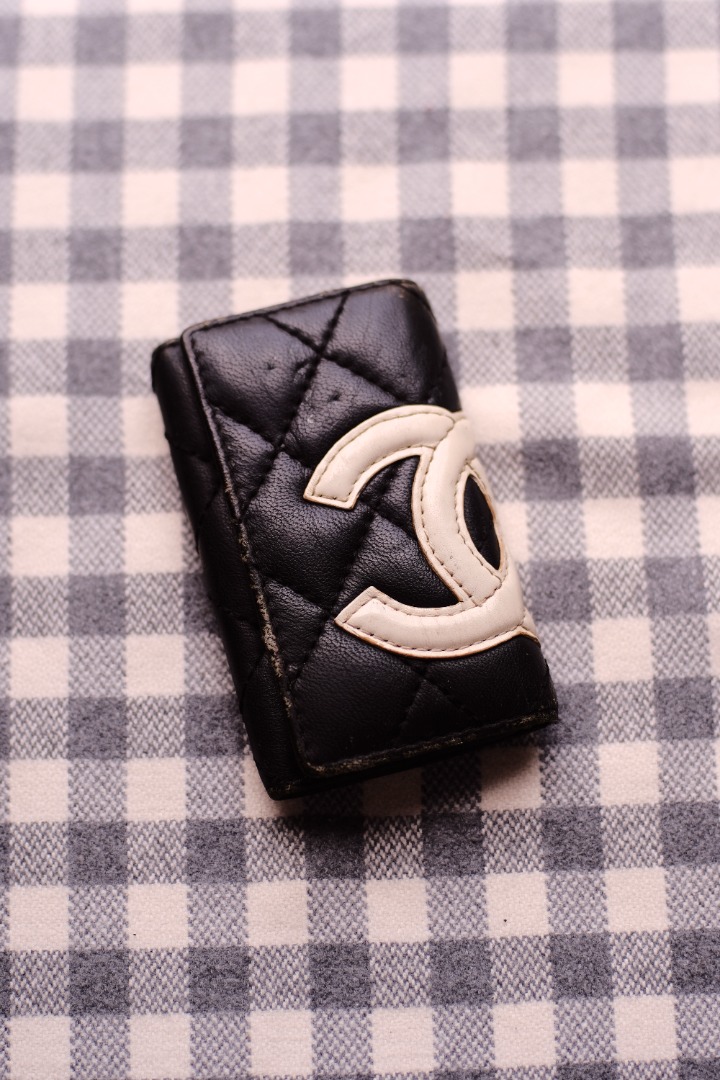 CHANEL KEY HOLDER CAMBON QUILTED, Luxury, Bags & Wallets on Carousell