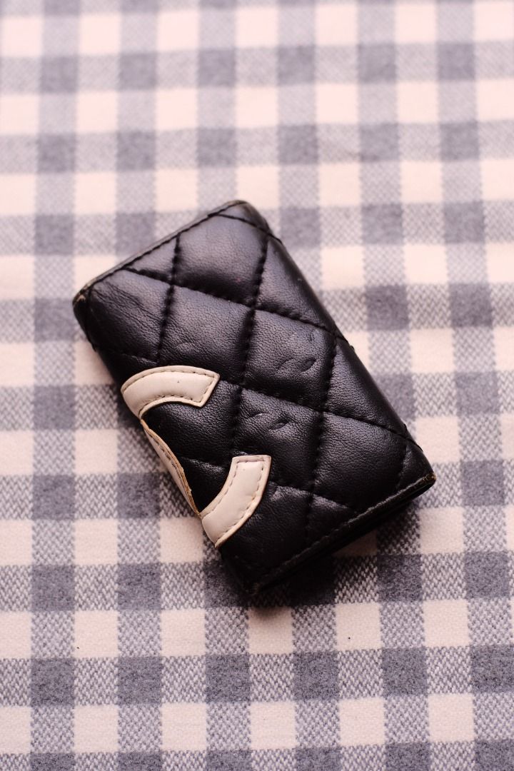 CHANEL KEY HOLDER CAMBON QUILTED, Luxury, Bags & Wallets on Carousell