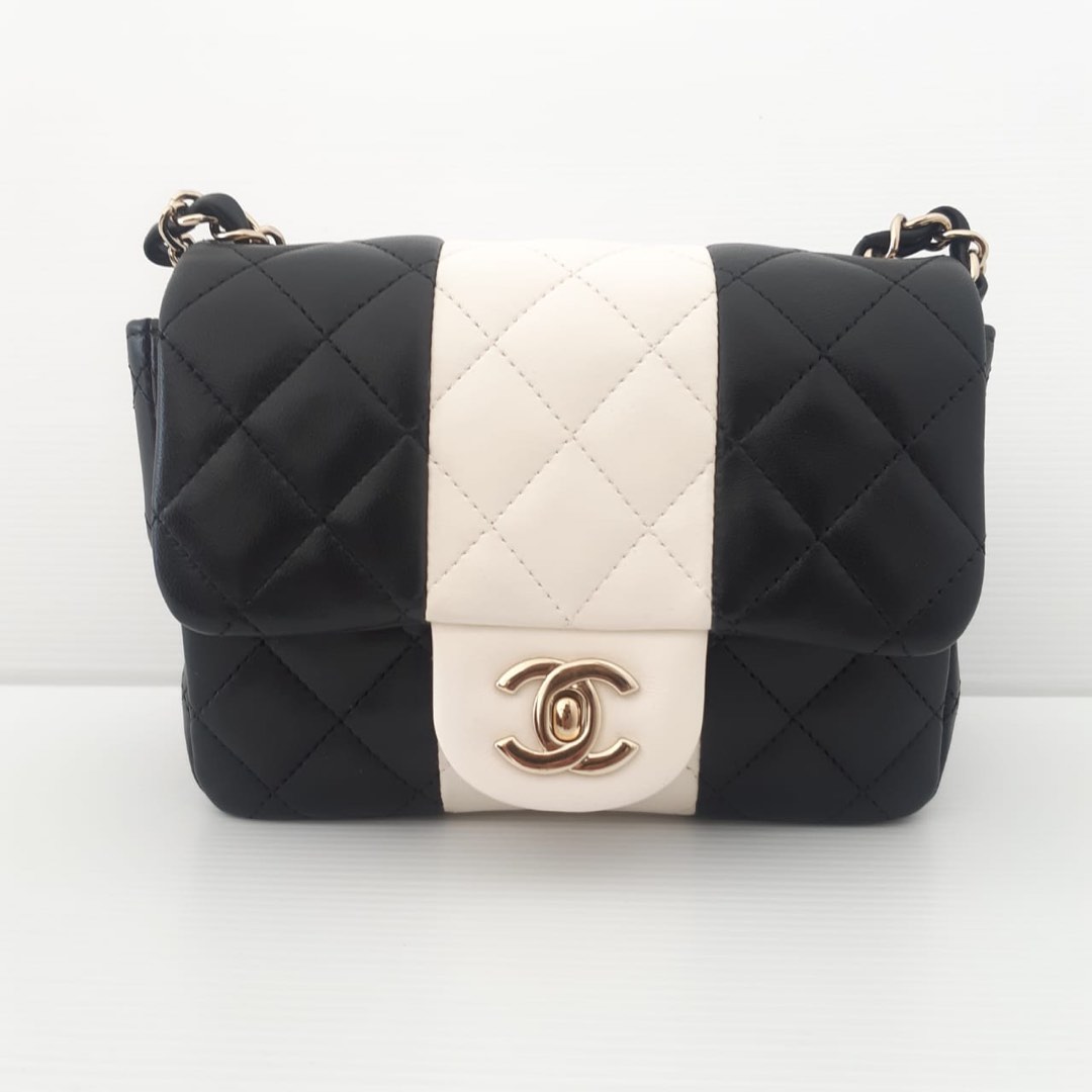 Chanel Mini Square, Luxury, Bags & Wallets on Carousell
