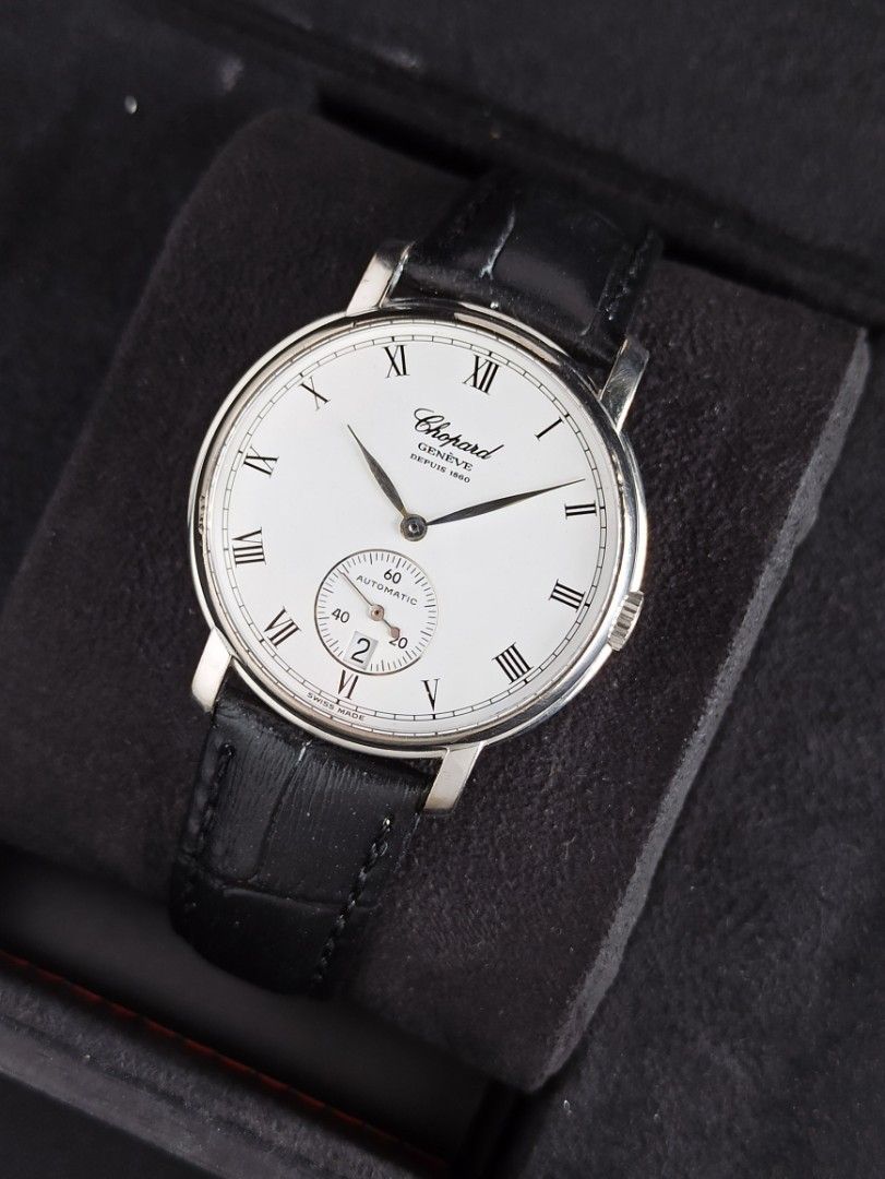 Chopard Les Classique White Gold, Luxury, Watches on Carousell