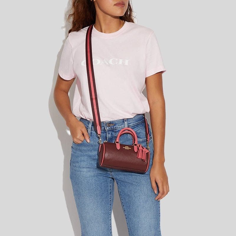 Coach Lacey Crossbody In Signature Canvas, Refined Pebble Leather ...