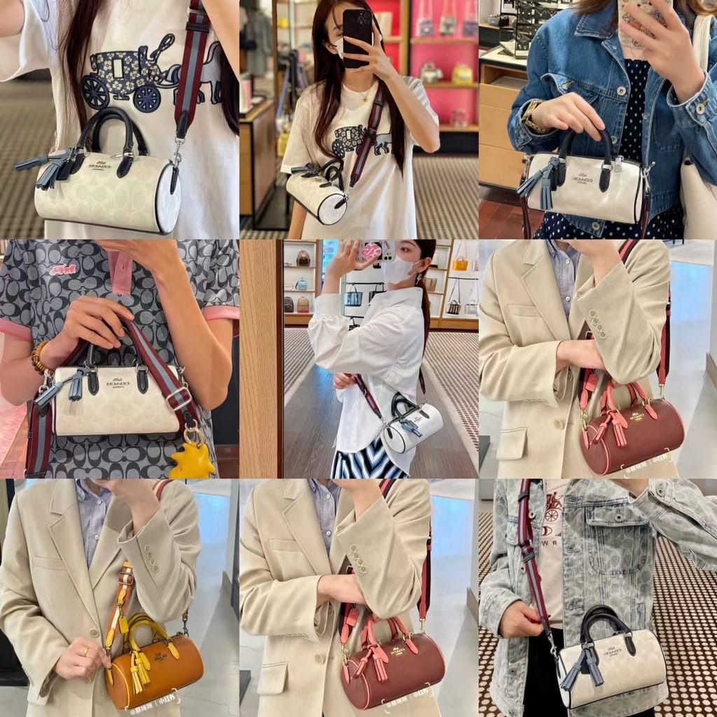 Coach Lacey Crossbody In Signature Canvas, Refined Pebble Leather ...