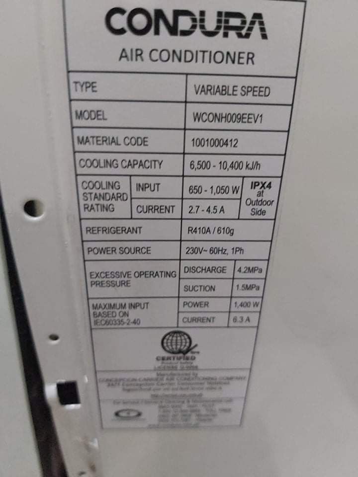 Condura Inverter, TV & Home Appliances, Air Conditioning and Heating on ...