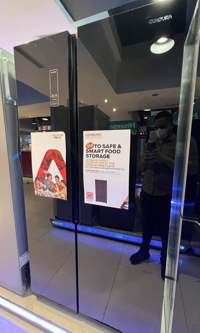 Condura Side by Side Refrigerator no frost inverter, TV & Home ...