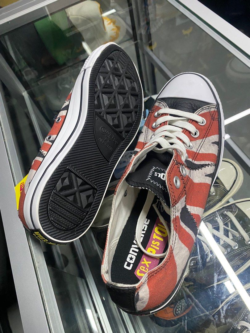 Converse X Sex Pistols Mens Fashion Footwear Sneakers On Carousell