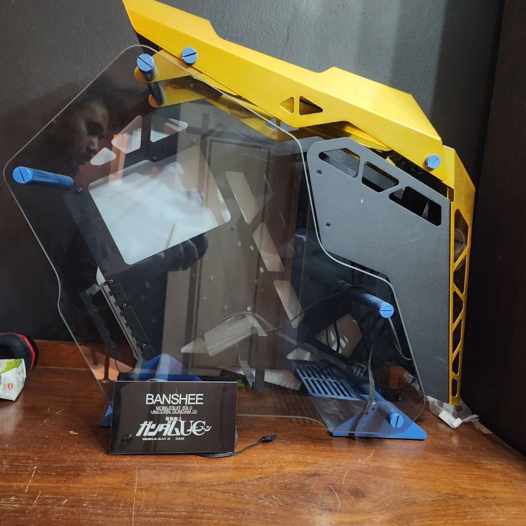 COUGAR Conquer 1 ATX PC Desktop Case - Unicorn Gundam 02 Banshee Norn ...