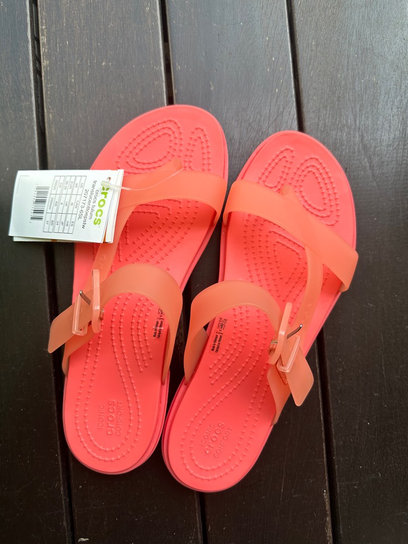 Crocs women tulum sandals US8 brand new, Women's Fashion, Footwear ...