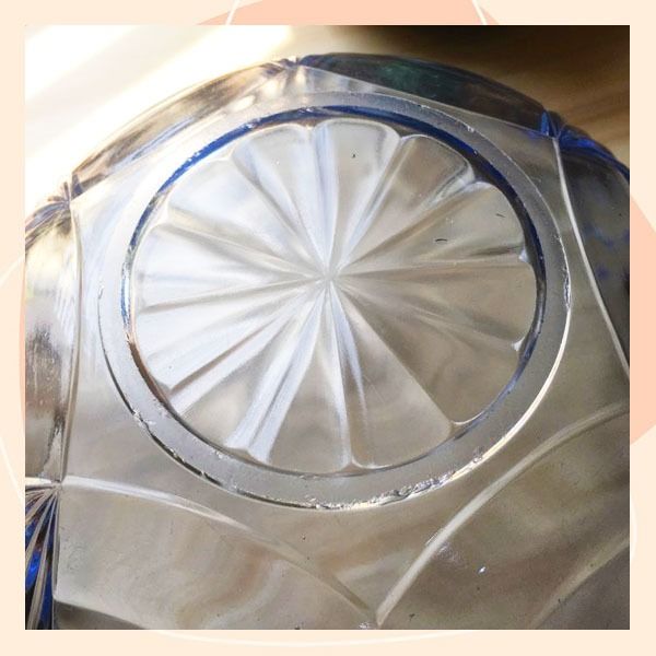 Crystal Catch all Blue bowl on Carousell