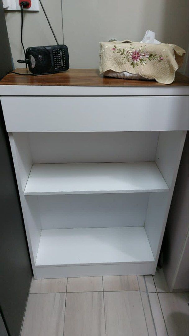 Custom made storage cabinet with drawer, Furniture & Home Living ...