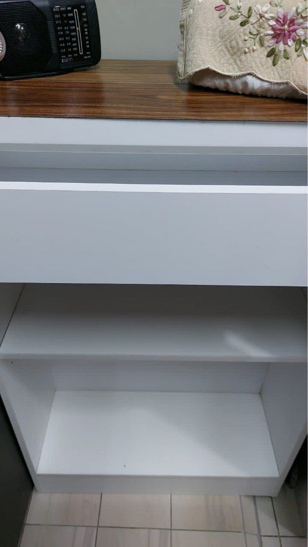 Custom made storage cabinet with drawer, Furniture & Home Living ...