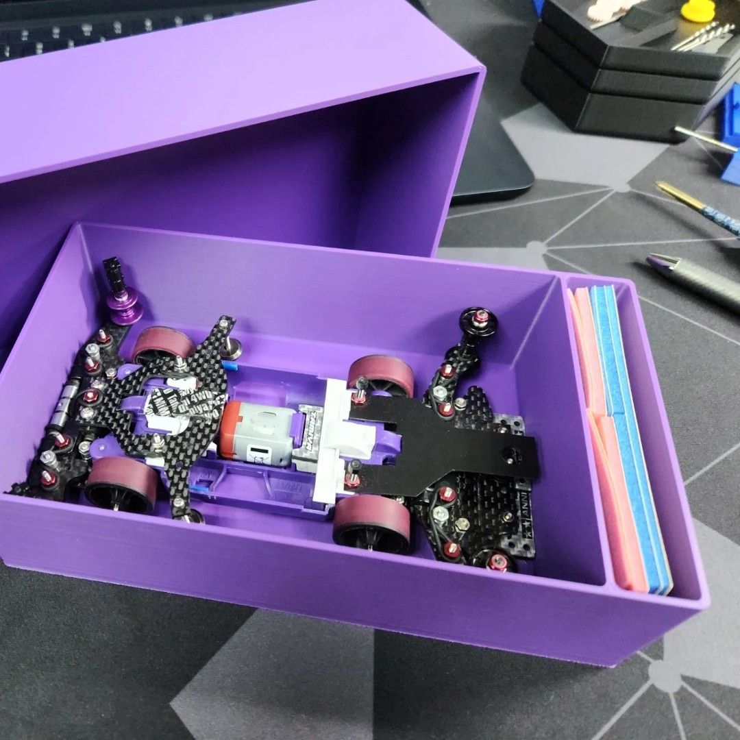 Custom mini4wd box, 興趣及遊戲, 玩具 & 遊戲類 - Carousell