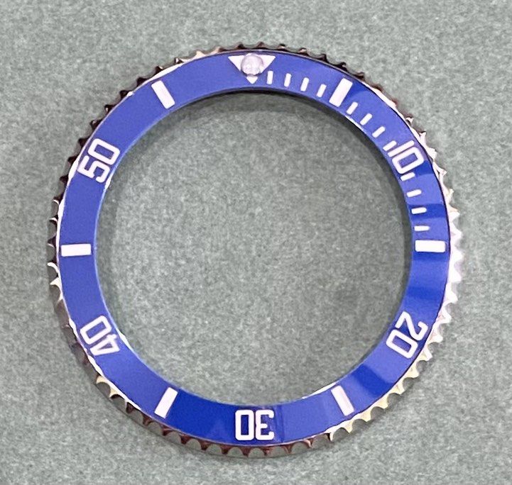 Custom Rolex Submariner Blue conversion kit (ceramic bezel set and dial ...