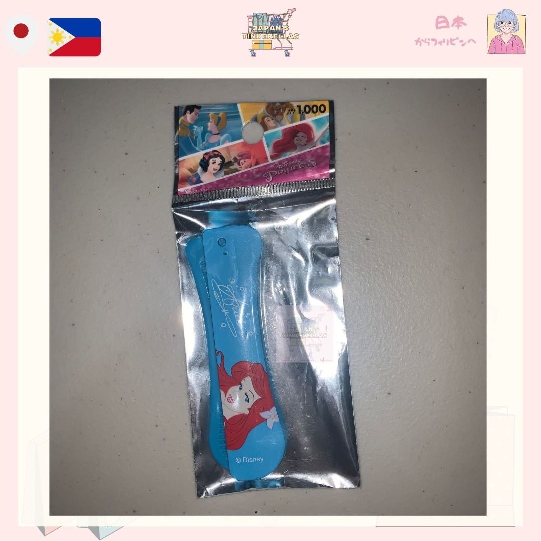 DAISO KOREA: DISNEY ARIEL LITTLE MERMAID - FOLDING COMB, Beauty ...