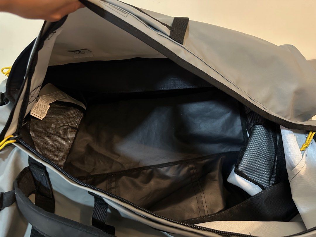 Decathlon Trekking 80-120l duffel bag carry forclaz extend - grey from ...