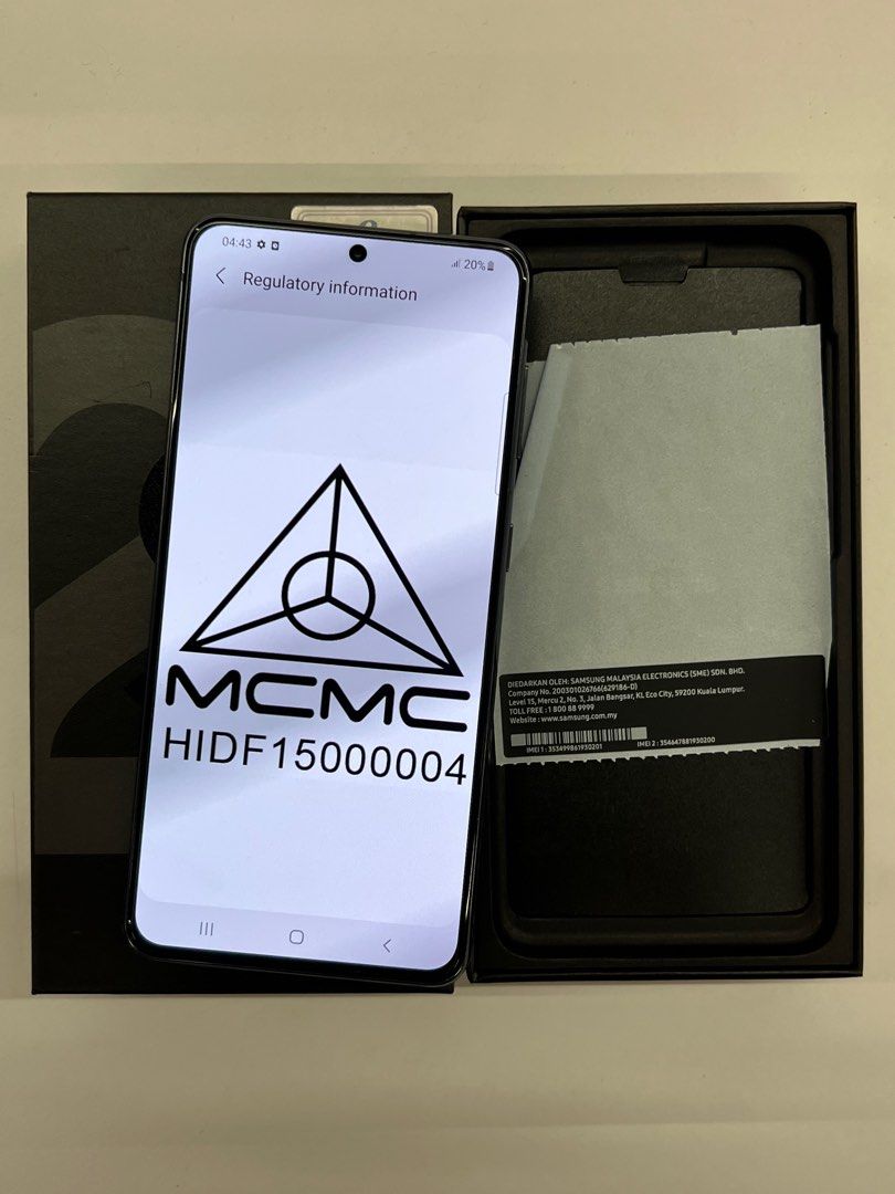 [DEMO SET] SAMSUNG GALAXY S21 8GB RAM + 256GB ROM (FULL SET BOX ...