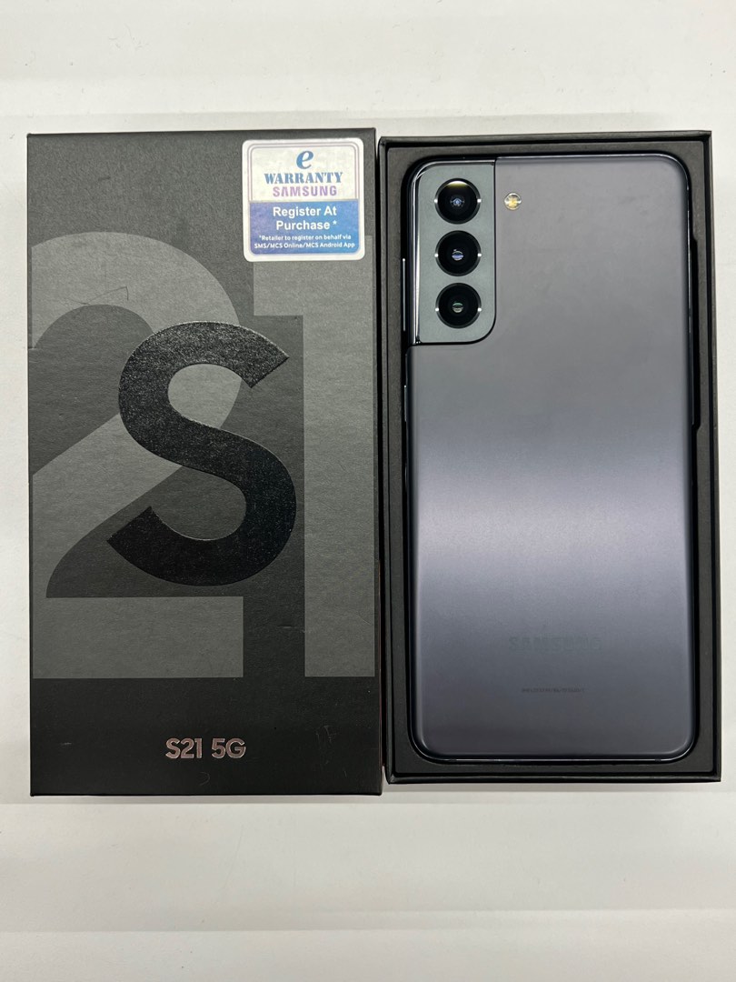 [DEMO SET] SAMSUNG GALAXY S21 8GB RAM + 256GB ROM (FULL SET BOX ...