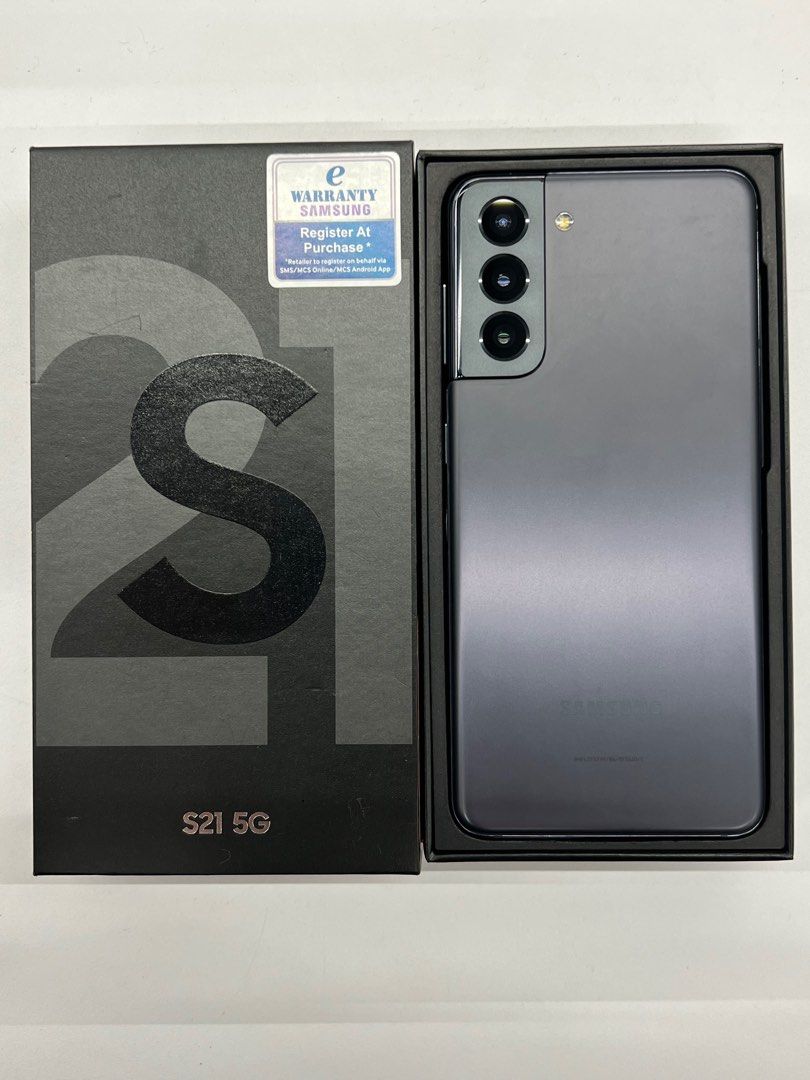 [DEMO SET] SAMSUNG GALAXY S21 8GB RAM + 256GB ROM (FULL SET BOX ...