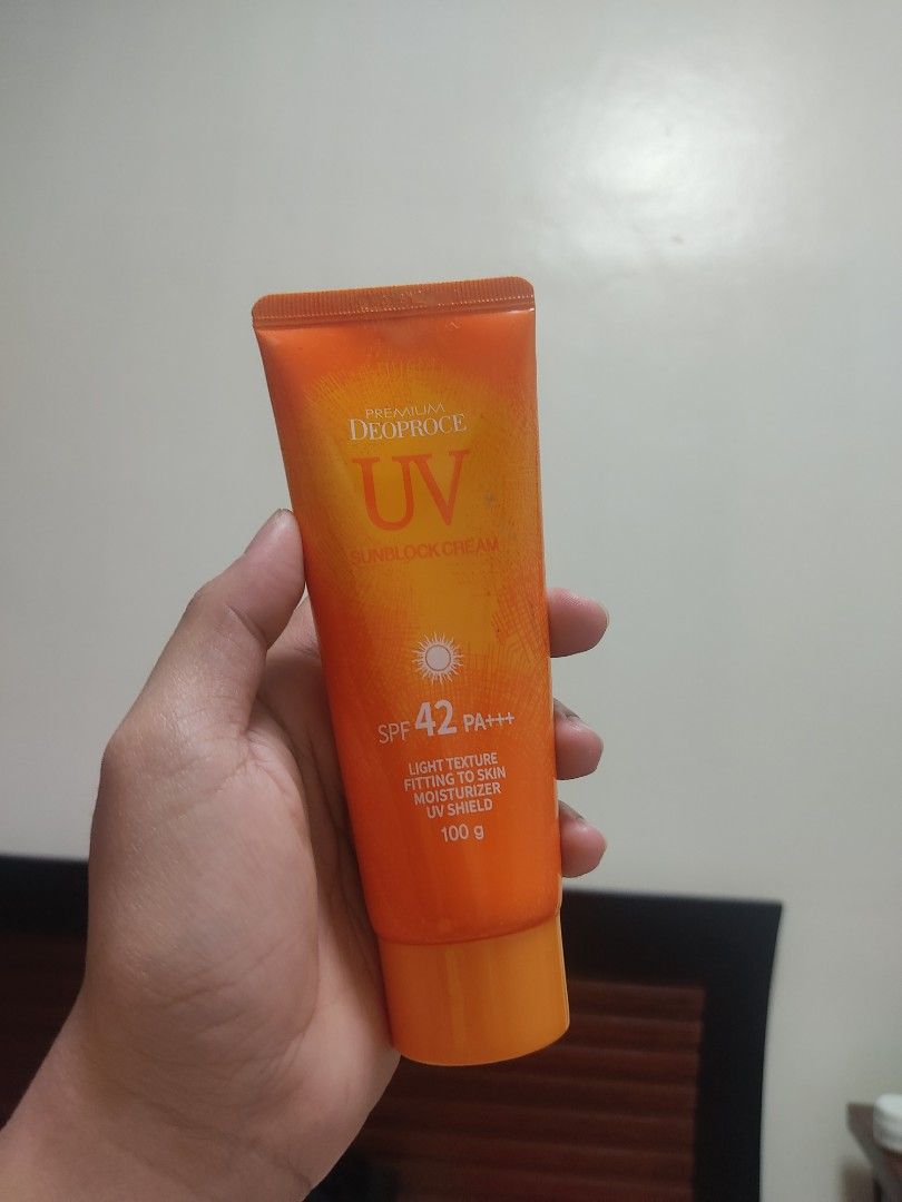 Deoproce sunblock cream SPF42, Beauty & Personal Care, Face, Face Care ...