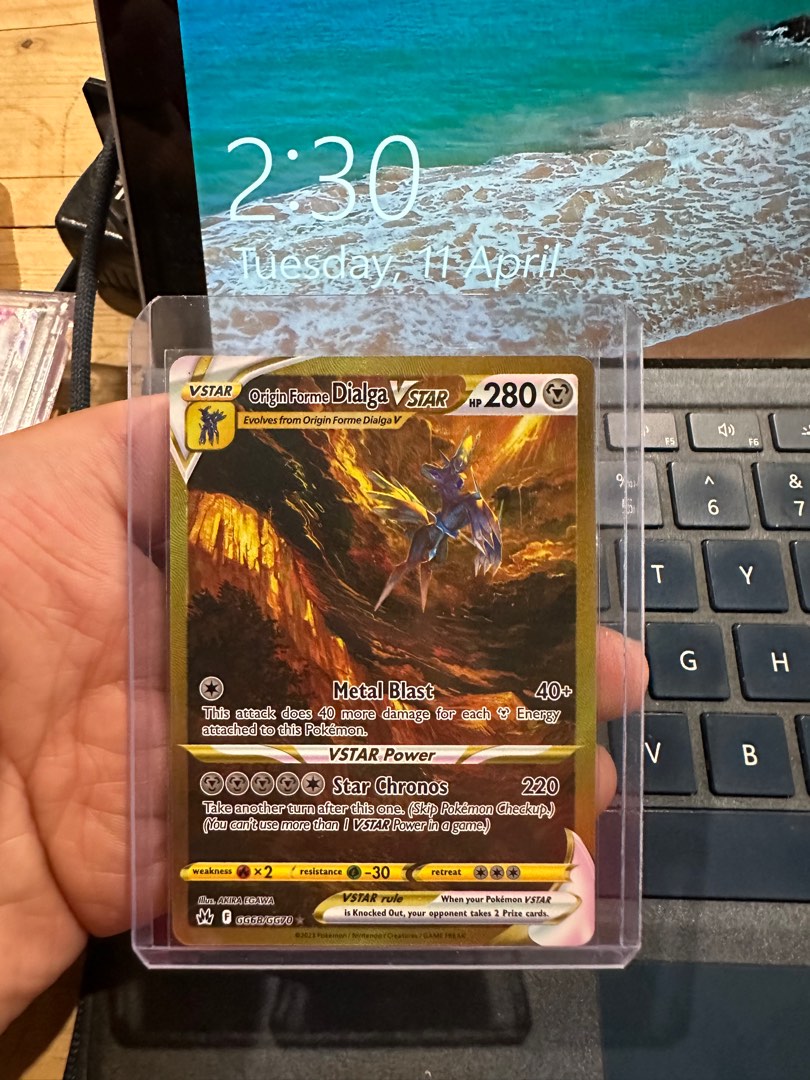 Dialga Gold Crown Zenith, Hobbies & Toys, Toys & Games on Carousell