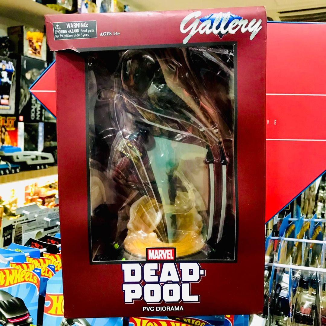 DIAMOND SELECT TOYS MARVEL GALLERY PVC DIORAMA - DEADPOOL - RARE ...