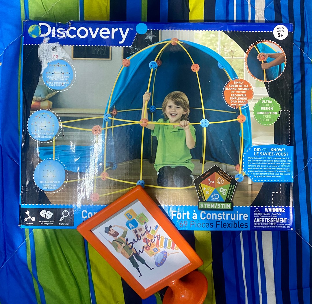Discovery Construction Fort, Hobbies & Toys, Toys & Games on Carousell