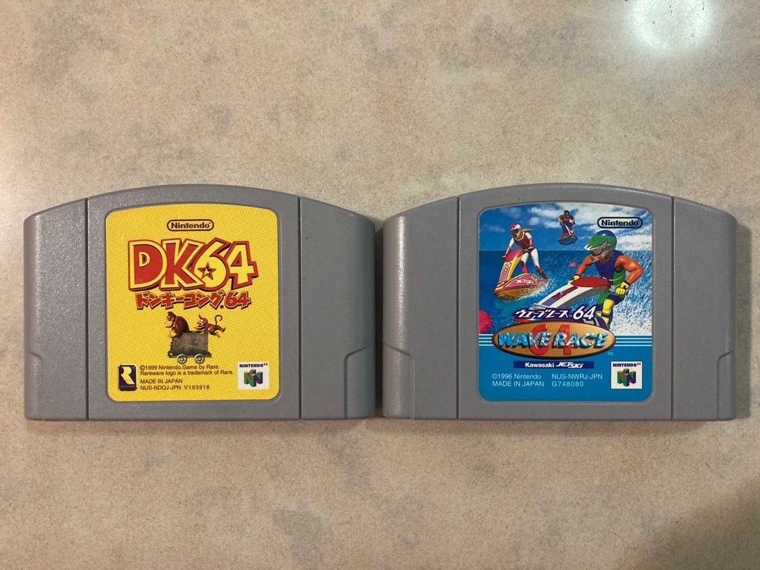 Donkey Kong DK64 / Wave Race Nintendo 64 N64, 電子遊戲, 電子遊戲, Nintendo 任天堂 ...