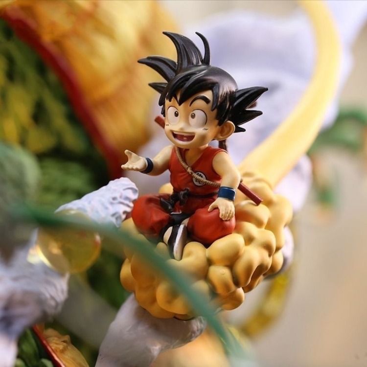 Dragon Ball Z Shen Long Shenrong and Kid Goku PVC Statue Figure Vegeta ...