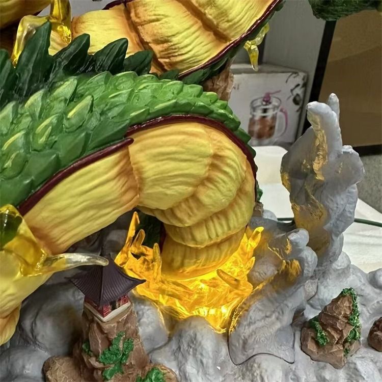 Dragon Ball Z Shen Long Shenrong and Kid Goku PVC Statue Figure Vegeta ...