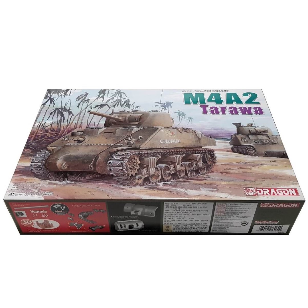 Dragon Models Sherman Tank M4A2 Tarawa 1/35 Scale model kit, Hobbies ...