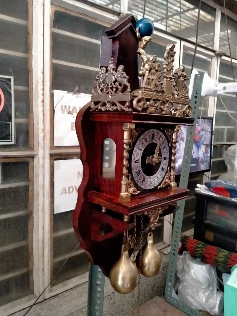 Dutch Clock Zaanse Zaandam - 24 inches tall, Hobbies & Toys ...