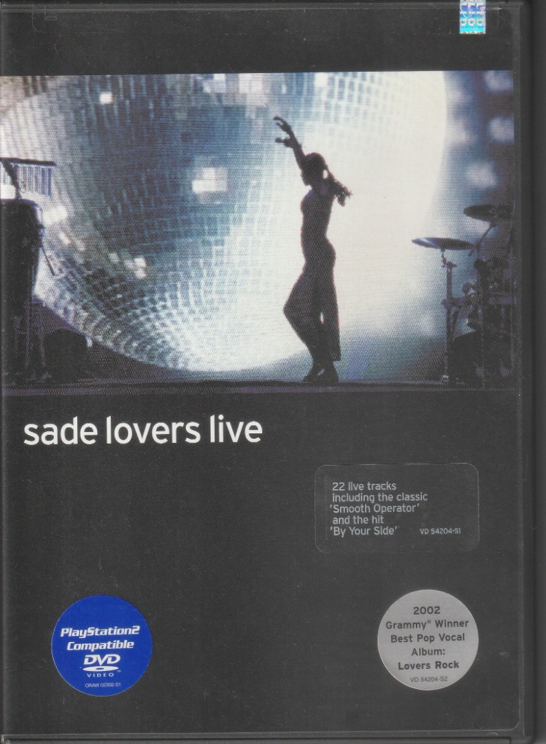DVD: SADE - Lovers Live, Hobbies & Toys, Music & Media, CDs & DVDs on ...