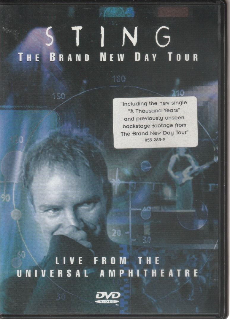DVD: STING - The Brand New Day Tour (Live From The Universal ...