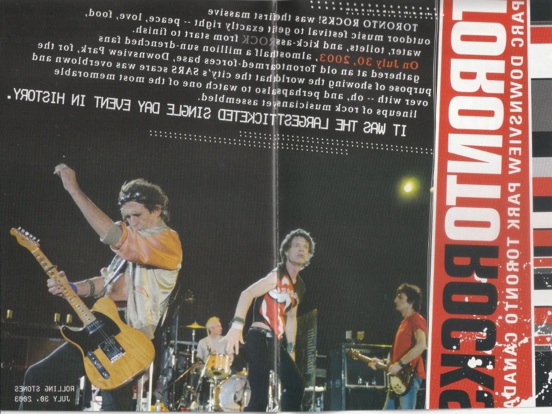 DVD: TORONTO ROCKS The Ultimate Concert Line Up (PAL), Hobbies & Toys ...