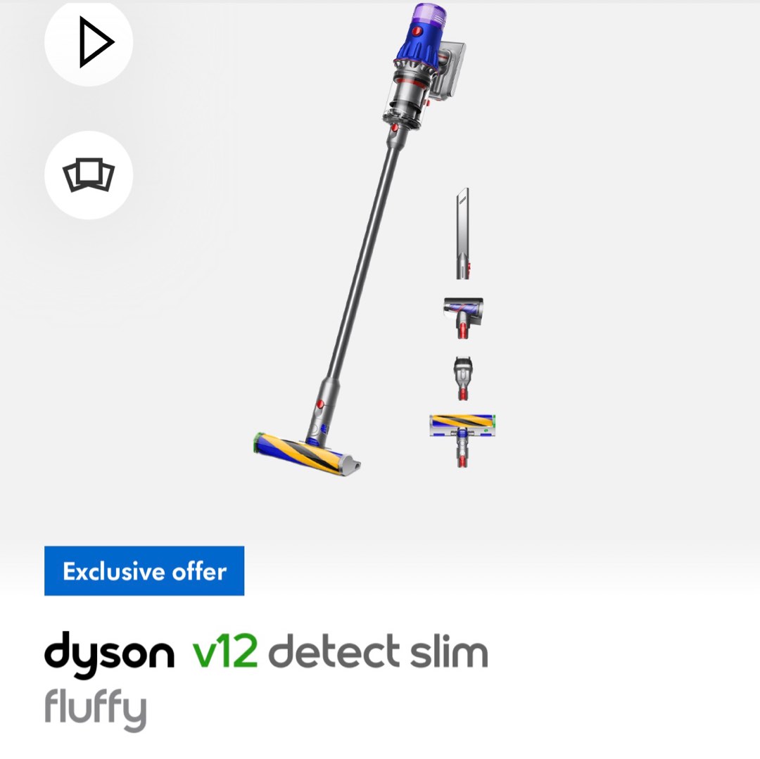Dyson V12 Detect Slim Fluffy, TV & Home Appliances, Vacuum Cleaner ...