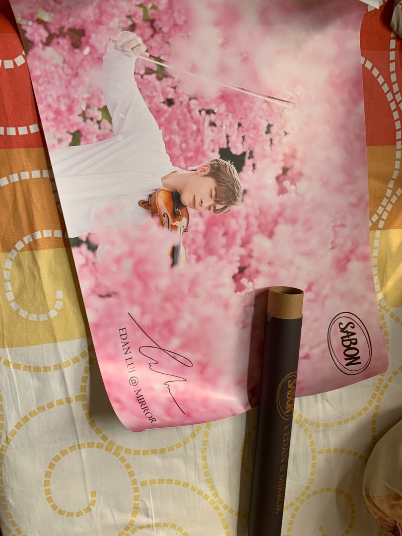 Sabon Edan Poster, 興趣及遊戲, 收藏品及紀念品, 明星周邊 - Carousell