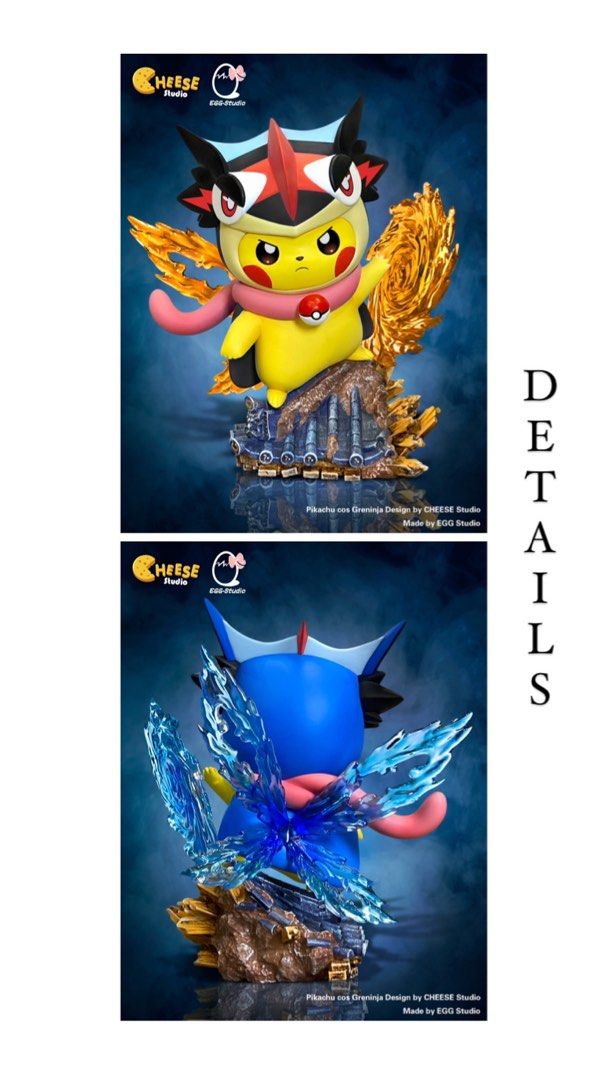 EGG X Cheese Studio - Pikachu Cos Greninja, Hobbies & Toys, Toys ...