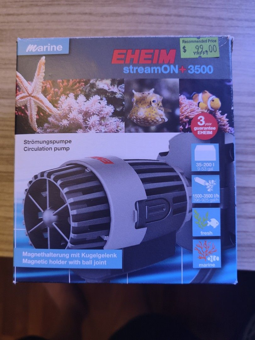 Eheim stream on 3500 wave maker, Pet Supplies, Homes & Other Pet Accessories on Carousell