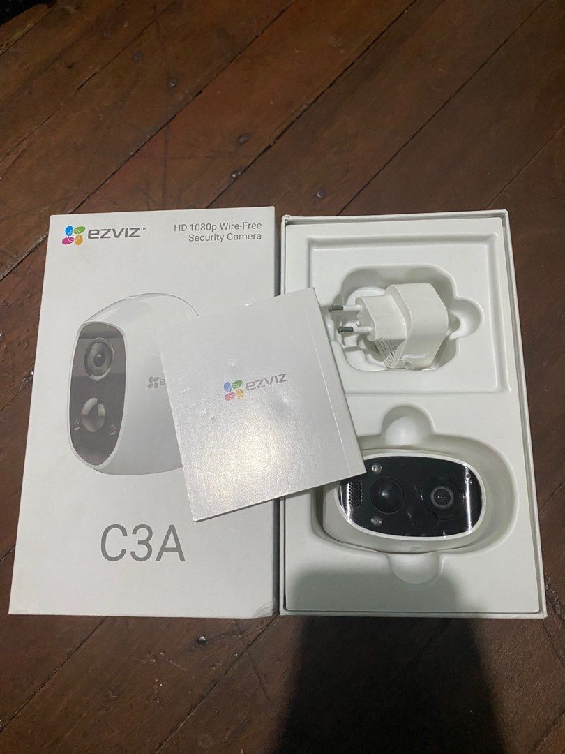 EzViz C3A Security Camera 1080p Wire-Free w/ Night Vision, Furniture ...