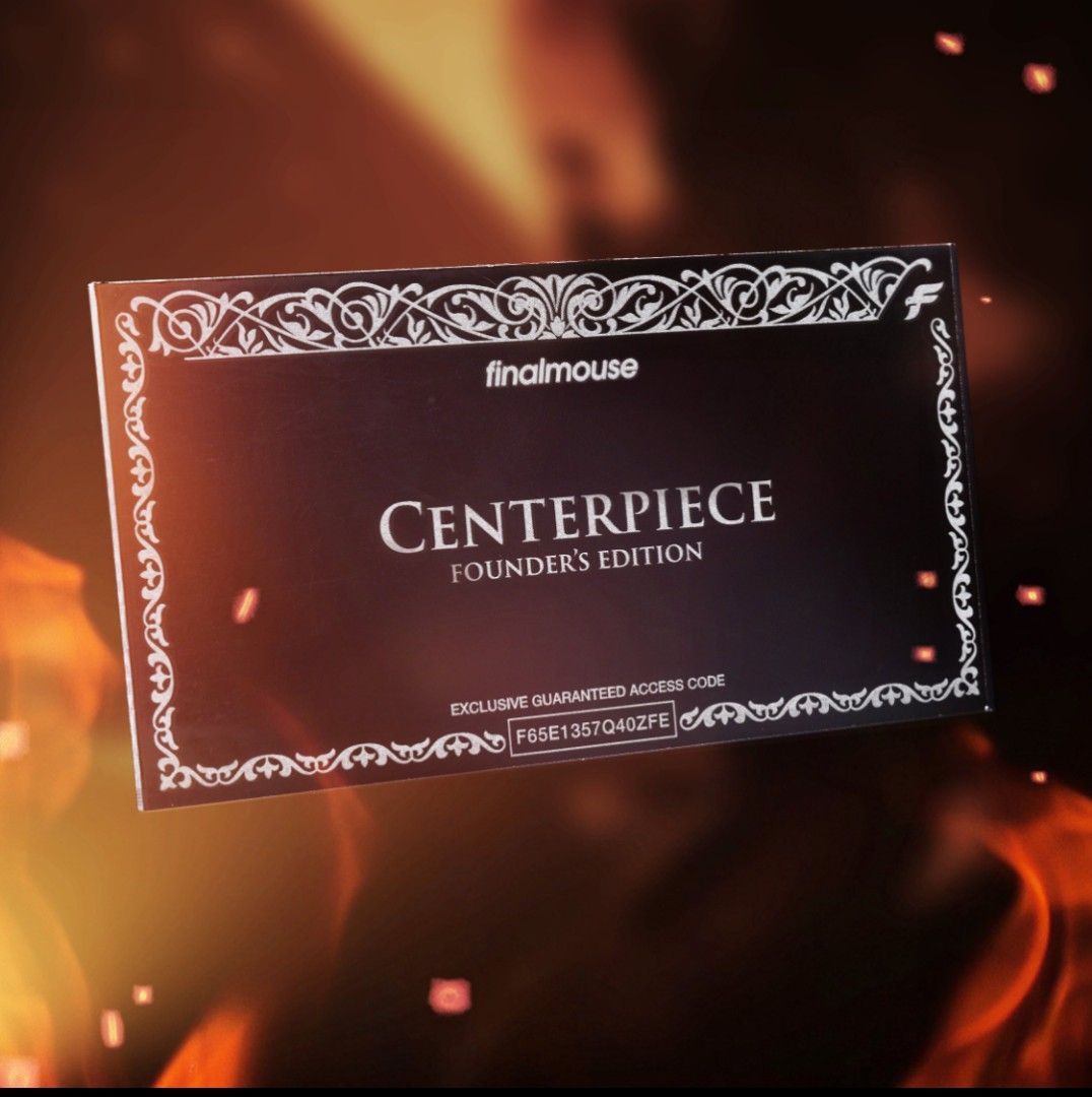 Finalmouse centerpiece founders edition code., Computers & Tech, Parts ...