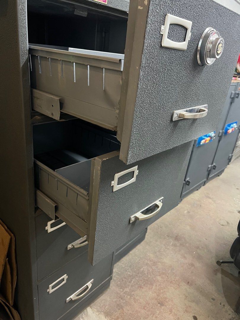 Fire proof safety vault & Filing Steel Cabinet, Furniture & Home Living ...