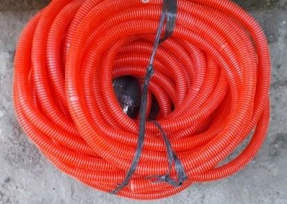 Flexible Hose (per 5 meters) 1/2" 3/4" 1" Electrical Orange Conduit ...