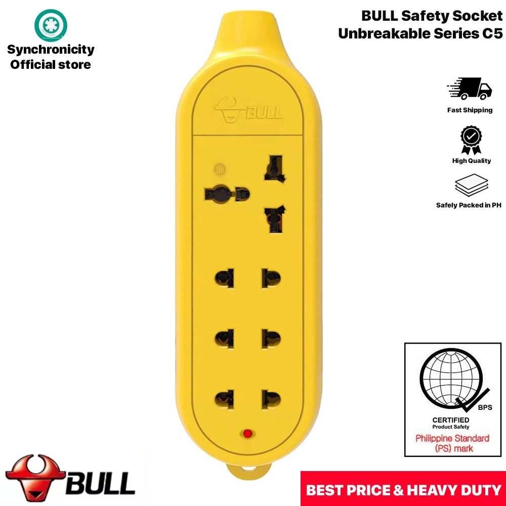 FOR SALE BULL SAFETY SOCKET, TV & Home Appliances, Electrical, Adaptors ...