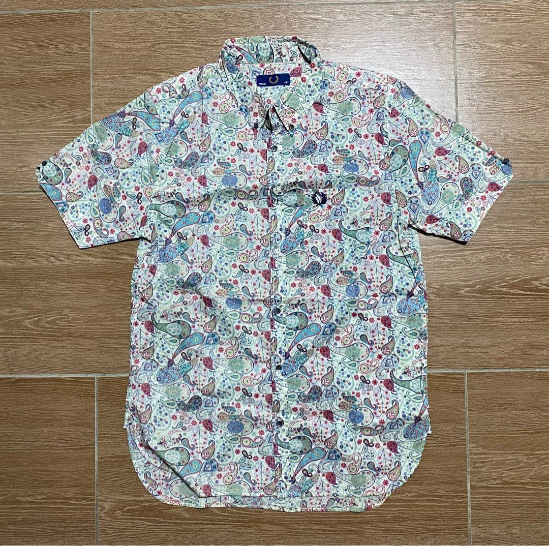 FRED PERRY LIBERTY, Men's Fashion, Tops & Sets, Formal Shirts on Carousell