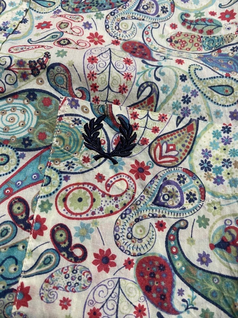 FRED PERRY LIBERTY, Men's Fashion, Tops & Sets, Formal Shirts on Carousell