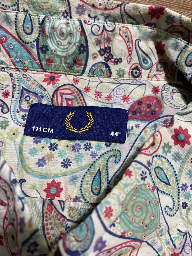 FRED PERRY LIBERTY, Men's Fashion, Tops & Sets, Formal Shirts on Carousell