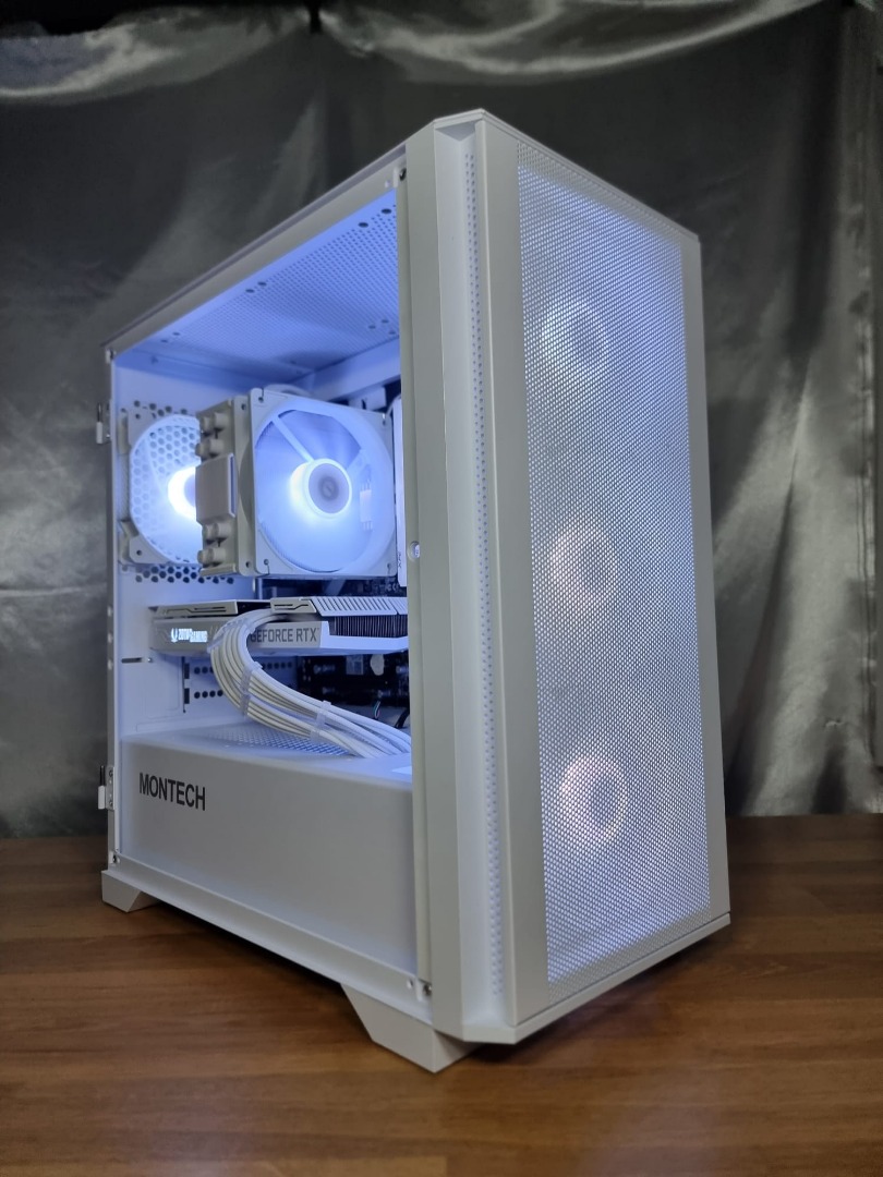 [FREE DELIVERY] WHITE GAMING PC CUSTOM COMPUTER SETUP CONFIGURATION ...