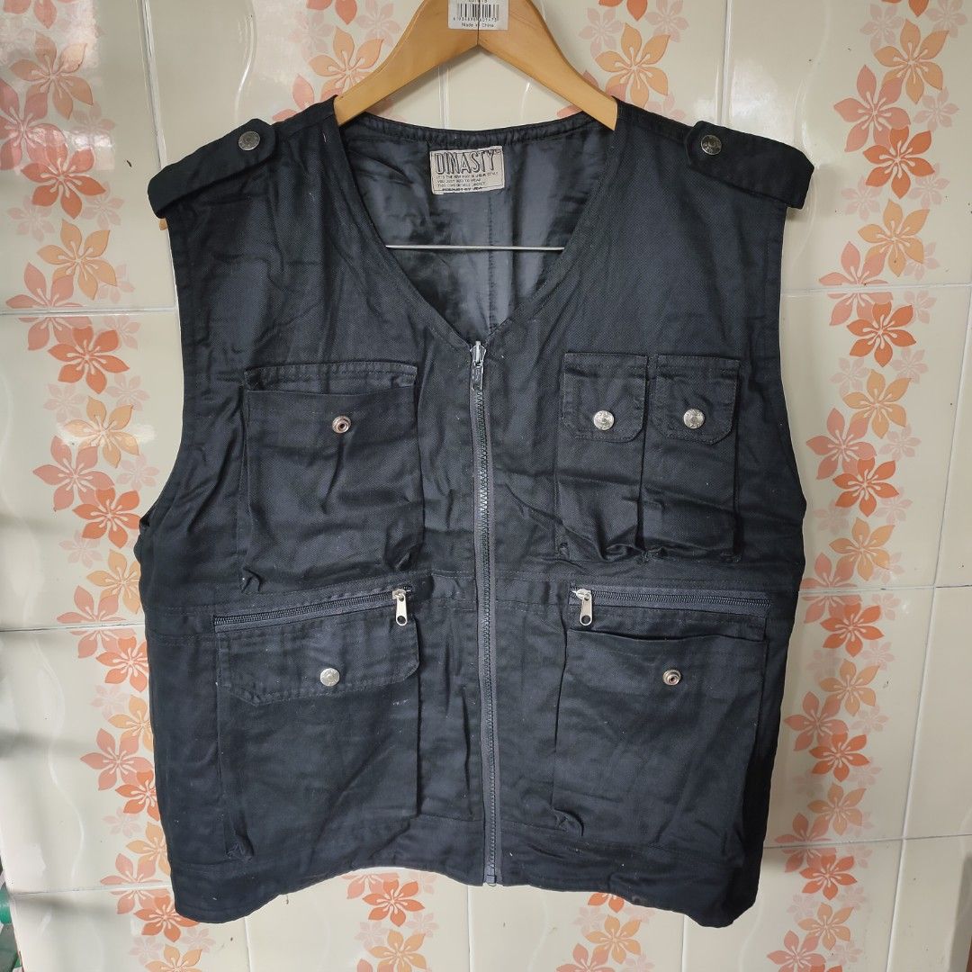 Freeong Vest rompi pocket vest korean rompi korea, Fesyen Pria, Pakaian ...
