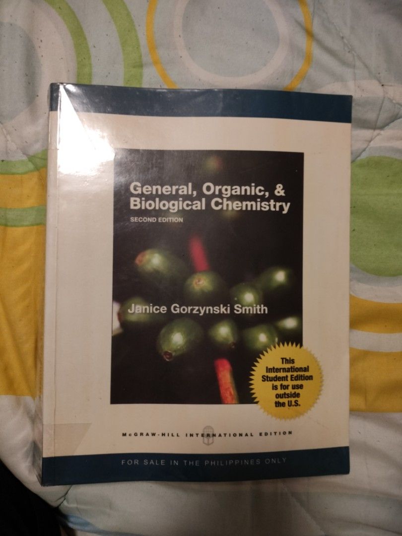 General, Organic, & Biological Chemistry Second Edition by Janice Smith on Carousell