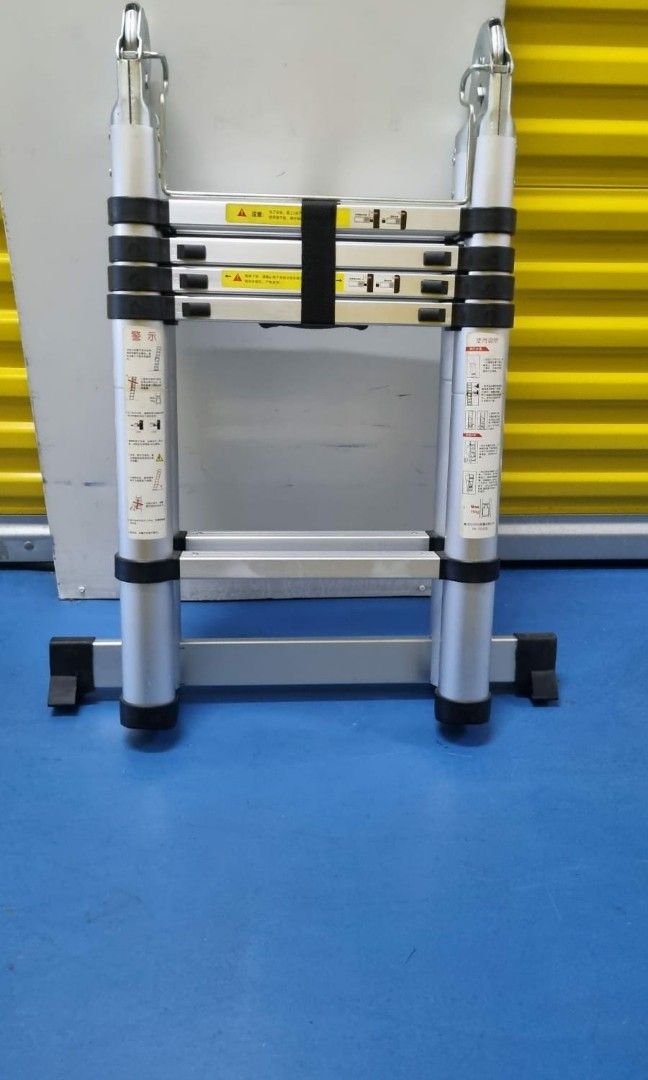 Great strong telescopic Foldable ladder., Furniture & Home Living, Home ...