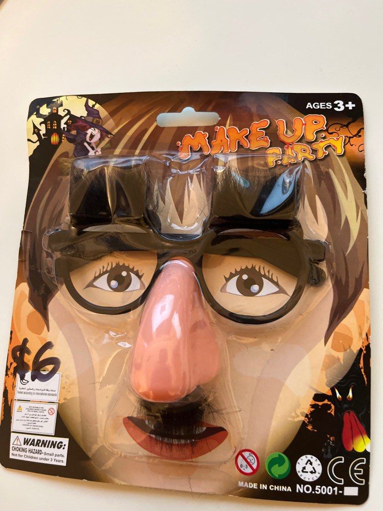 Groucho marx mask!, Hobbies & Toys, Toys & Games on Carousell